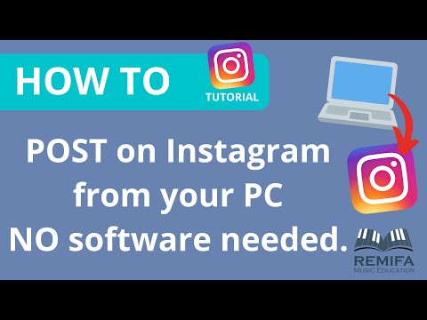 HOW TO: post ON Instagram from your COMPUTER with just Chrome.