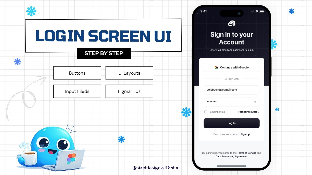 Design a Login Screen in Figma (Step-by-Step Tutorial)