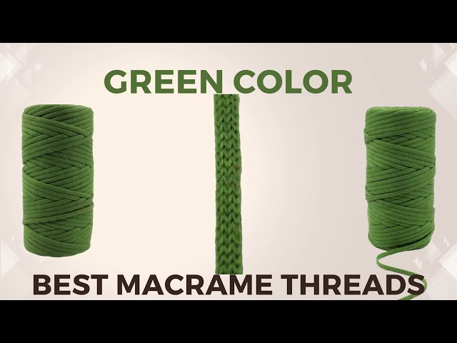 Crochet Thread - Light Green Round Macrame Crochet Thread Manufacturer ...
