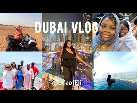 DUBAI VLOG 2023🇦🇪 Family Holiday |Private Boat Tour, Desert Safari & Aura Skypool Lounge