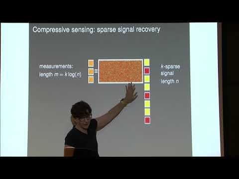Sparse matrices in sparse analysis - Anna Gilbert