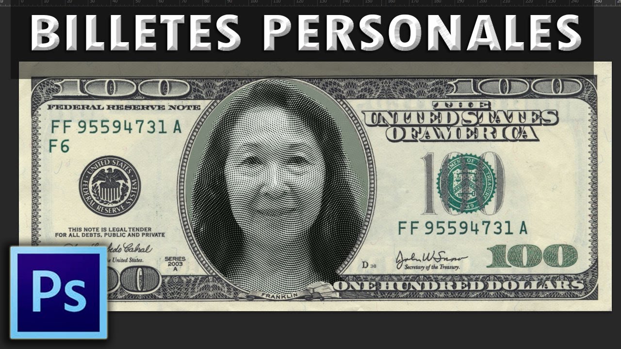 Photoshop: $100 bill