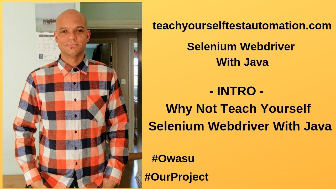 Teach Yourself Selenium Webdriver With Java