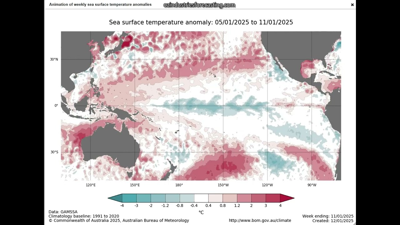 🌊 ENSO Update – March 2025 El Niño Signal Building for Spring–Summer 2025