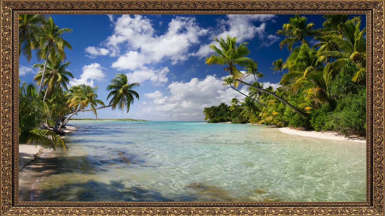 Beach Art Frame Wallpaper