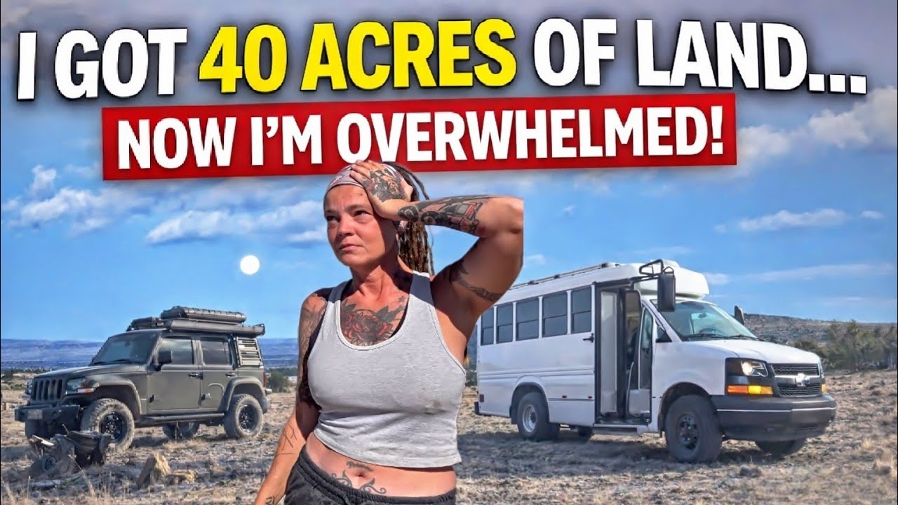 Off Grid On 40 Acres | Now Reality Is Hitting Me