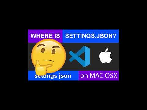 Where is settings.json | How To Open settings.json Mac | Visual Studio Code | settingsDefault.json