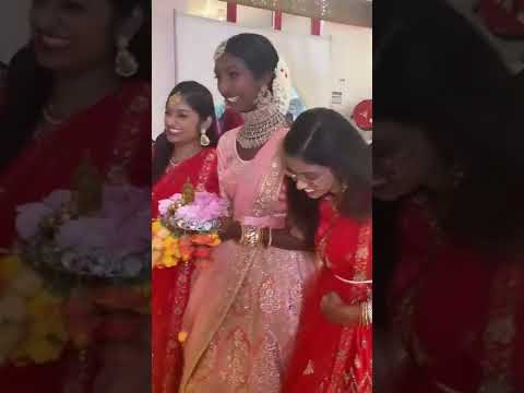 cute bride#Tamil wedding 💑