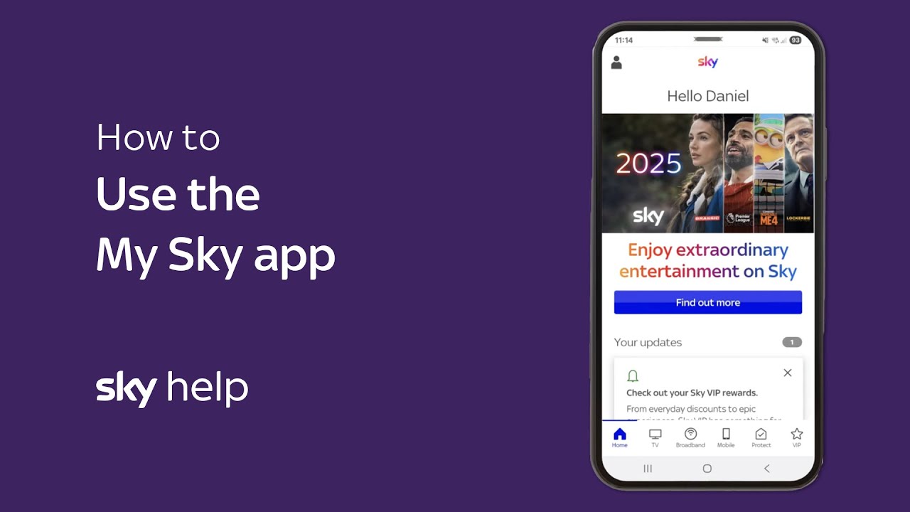 How to use the My Sky app - Sky Help