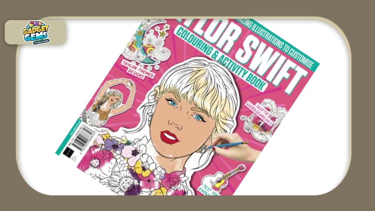 Explore Creativity with Taylor Swift's Colouring & Activity Book!
