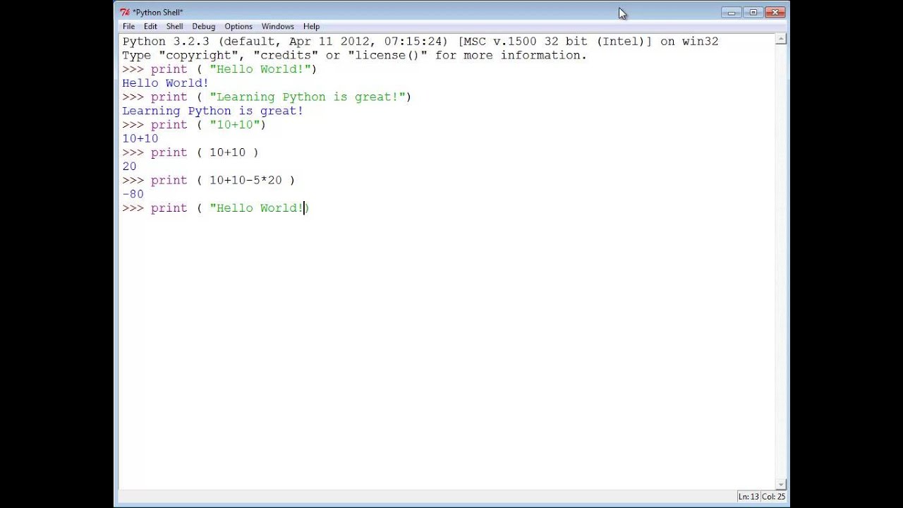Chapter 1: The Python Print Statement
