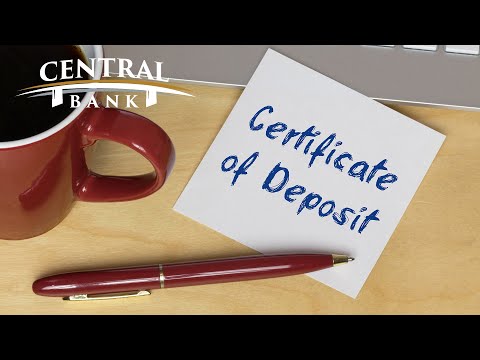 Why You Should Consider a Certificate of Deposit | Central Bank