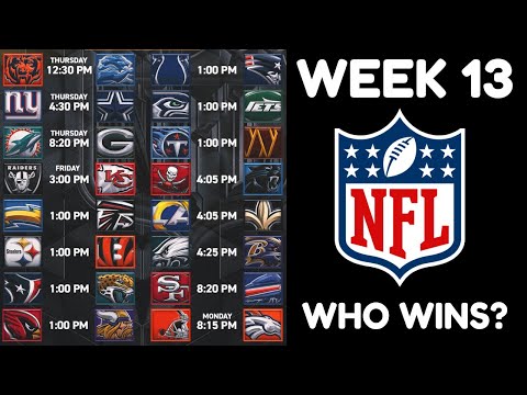 2024 NFL Week 13 Picks & Predictions | Winners & Losers For Each Game!