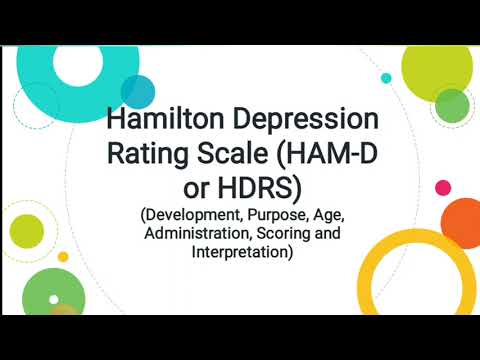 Hamilton Depression Rating Scale (HAM-D) OR (HDRS) Psychology/ Urdu/ Hindi