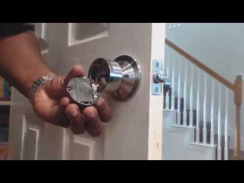 How To Reset The Master Code On The Digital Electronic Code Door Lock Round Knob Turbolock YL-99