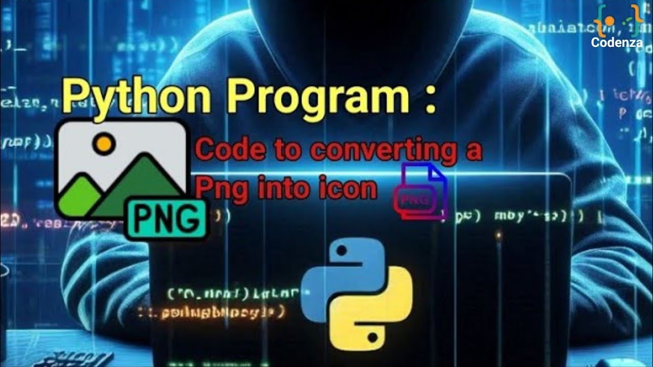🧑‍💻 Python code to convert PNG into Icons