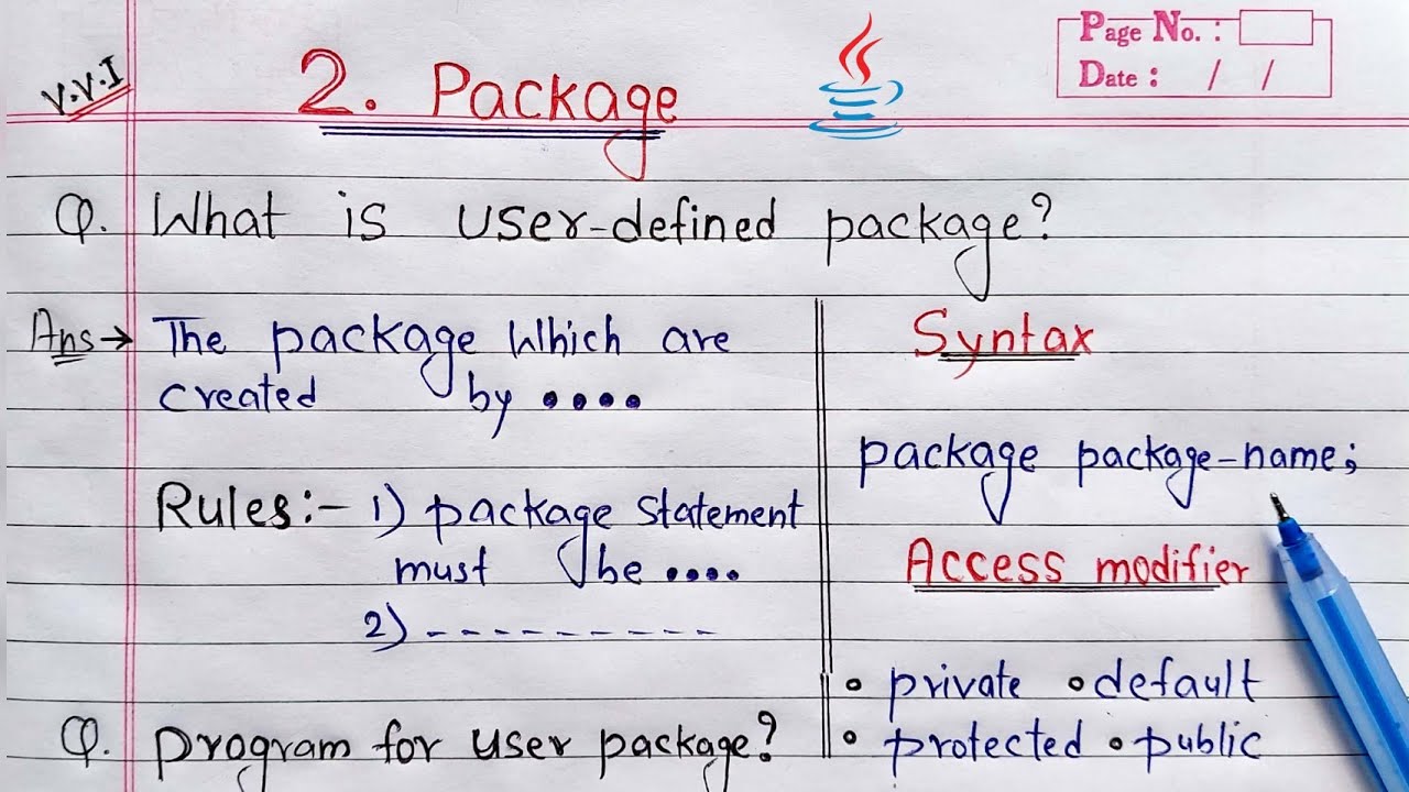 User-defined Package in Java | Learn Coding