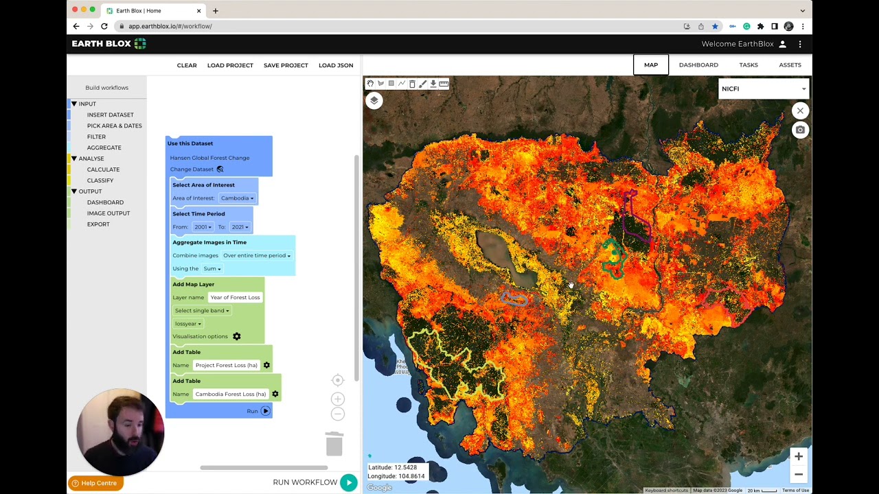 Assess deforestation - Nature Based Solutions project due diligence
