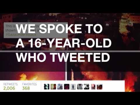 How accurate are images on social media of Gaza under attack?