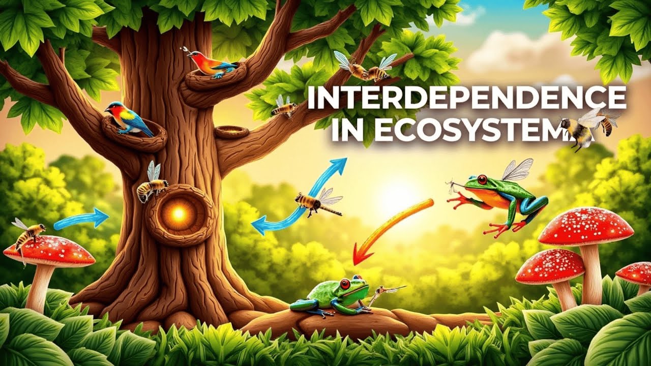 Interdependence of Living Organisms in an Ecosystem