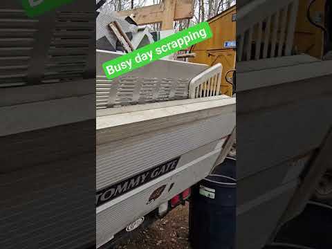 busy day scrapping #scraplife #junk #metal #scrap #scrapyard #metal #recycling #hvac