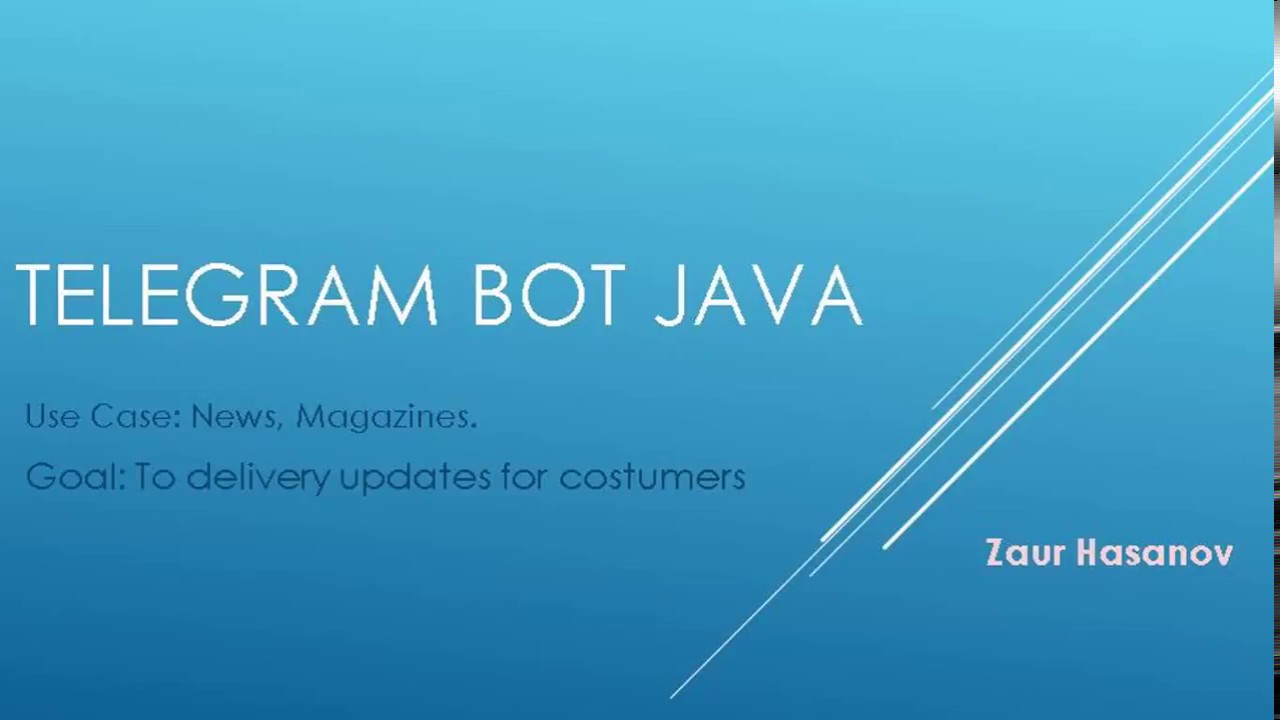 How to create Telegram Bot in Java [ Tutorial ]