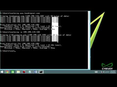 Penetration Testing Module 2 Part 6 Footprinting Ping Lab