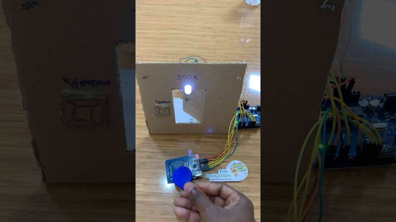 Home Automation project using Arduino & RFID #electronics  #homesecurity