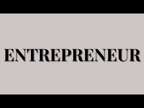 How to pronounce entrepreneur in english