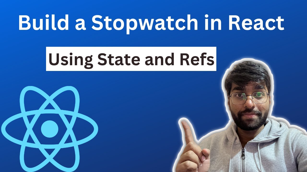 How to build a Stopwatch in React 🔥 | React JS Interview