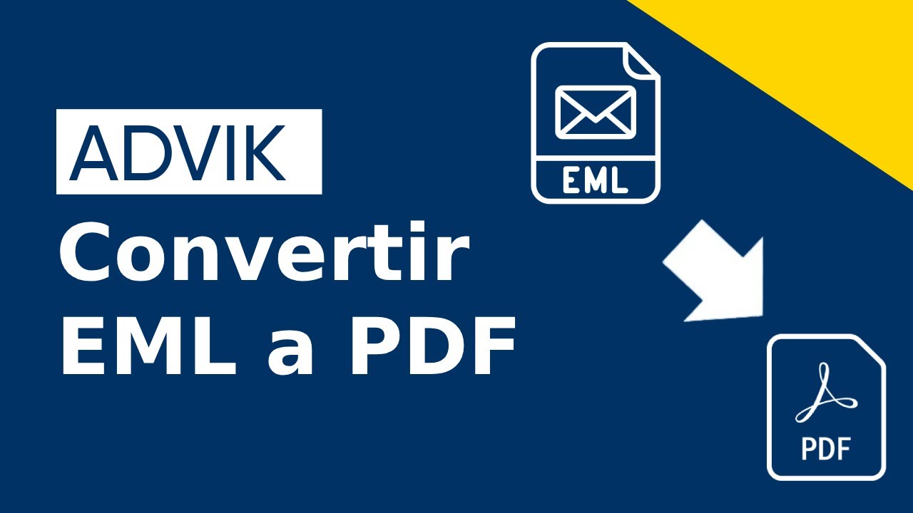Cómo convertir EML a PDF?