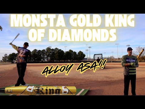 Monsta Gold King of Diamonds | USA/ASA Slowpitch Bat Review