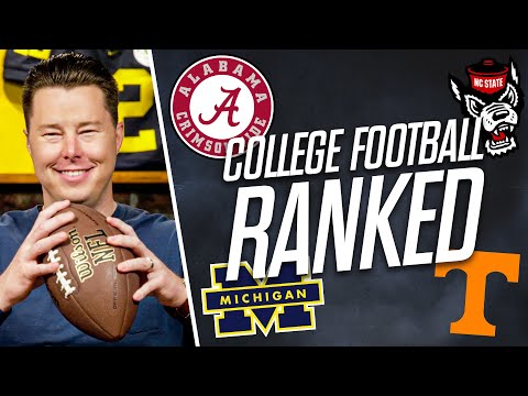 College Football Top Tiers RANKED | with Big Game Boomer