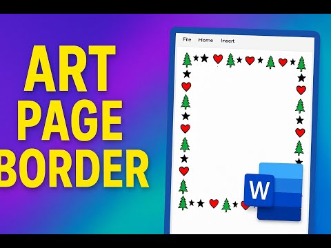 Add Beautiful Art Borders in MS Word 🖼️ | Make Your Pages Look Stunning! (2025 Guide)