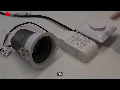 Zigbee knob smart dimmer SR-ZG2835RAC-S work with TRIAC LED driver