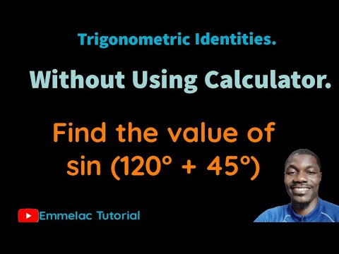 Find the value of sin(120° + 45°)