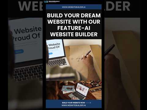 Build your dream website with our feature-AI website builder.