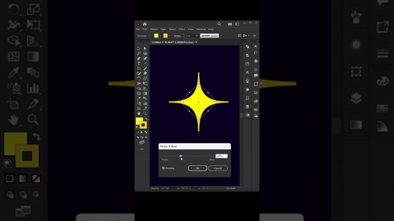 how to create sparkle in illustrator | Adobe illustrator |