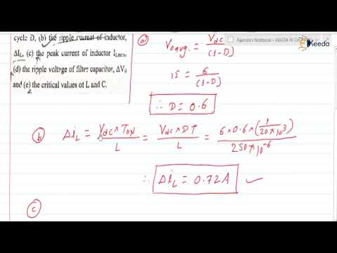 Mastering Boost Converters : Key Concepts For GATE Power Electronics - Numerical 2 Video Lecture ...