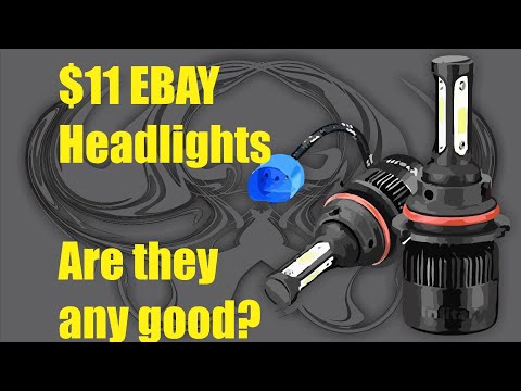 Are $11 Ebay LED headlights any good? How does the twist lock work?