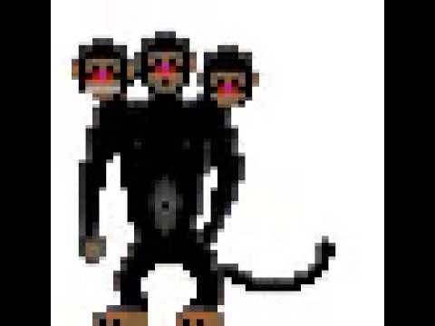 [GIF] The Secret of Monkey Island Three Headed Monkey Animated GIF Sprite