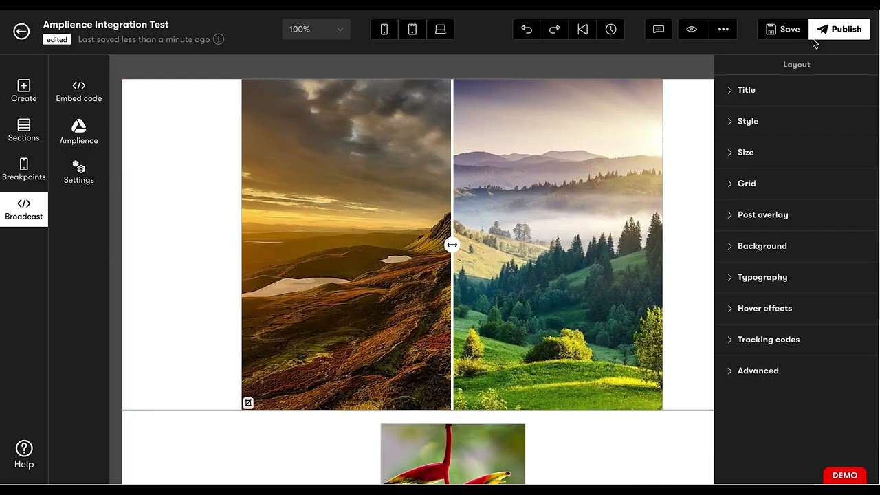 Integration Enablement: How to publish on Amplience with Live Story