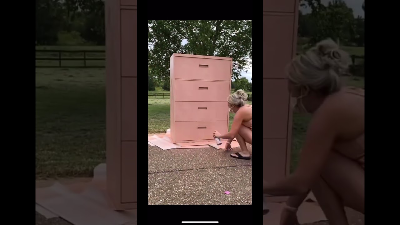 Fresh Filing Cabinet Makeover! #DIY #officerenovation