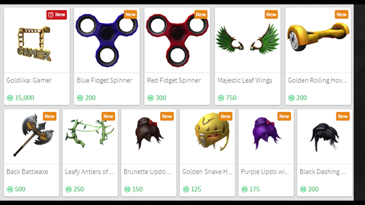 roblox catalog 2017