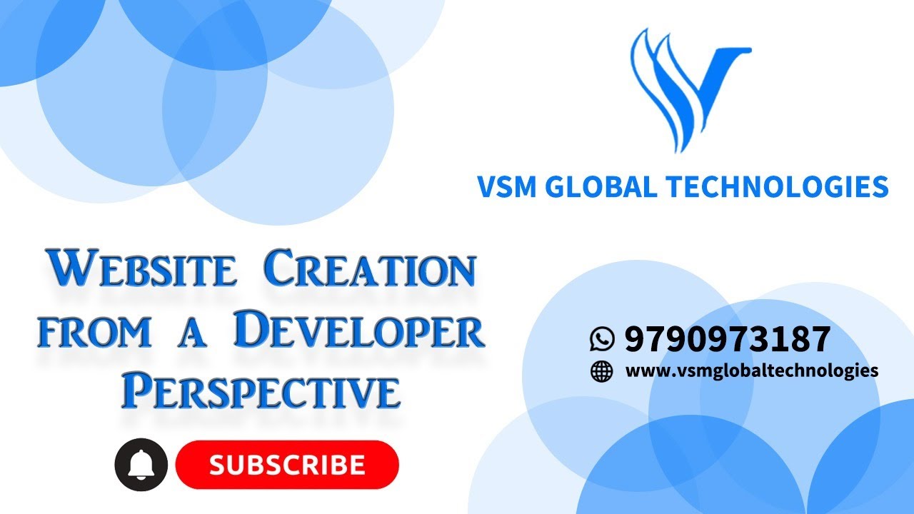 ALL ABOUT WEBSITES | WEBSITE CREATION FROM A DEVELOPER PERSPECTIVE