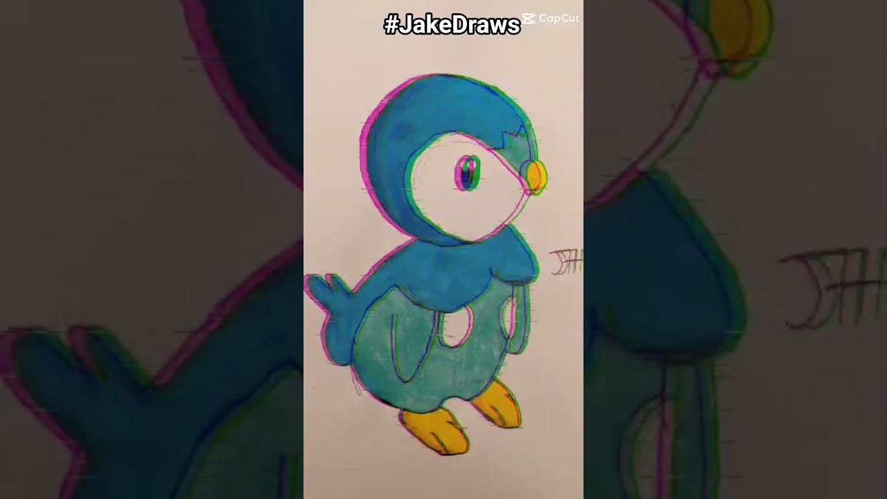 #pokemon #piplup #viral #JakeDraws