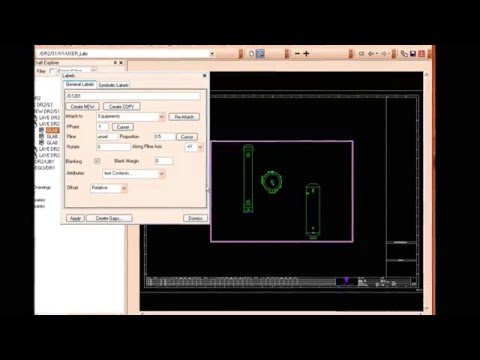 PDMS Video – Creating Drawing (Draft) 2 | PDMS Macro