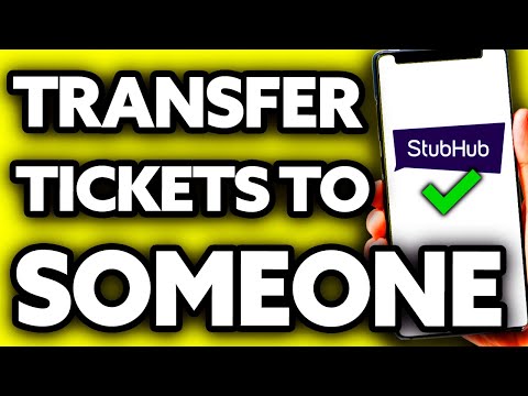 How To Transfer Stubhub Tickets to Someone Else (EASY!)