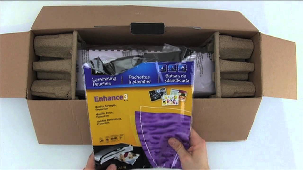 Fellowes Cosmic 2 95 Pouch Laminator Unboxing