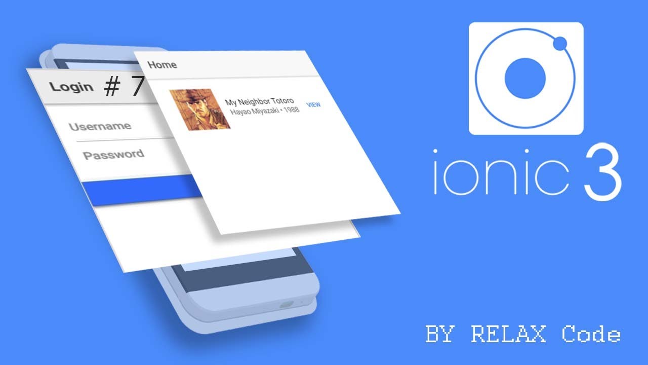 IONIC 3 #7 -  Login and get data JSON to list View